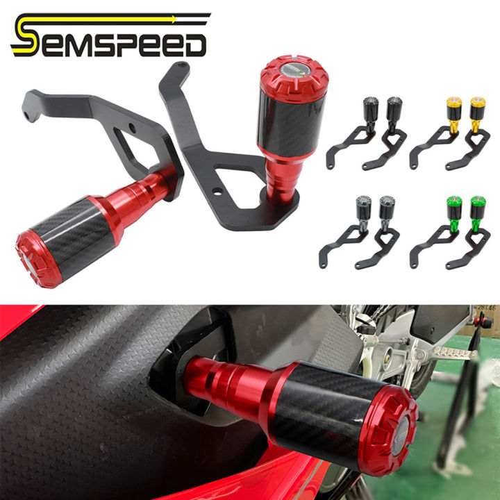 SEMSPEED Motorcycle Engine Guard Body Frame Anti Crash Slider Falling ...