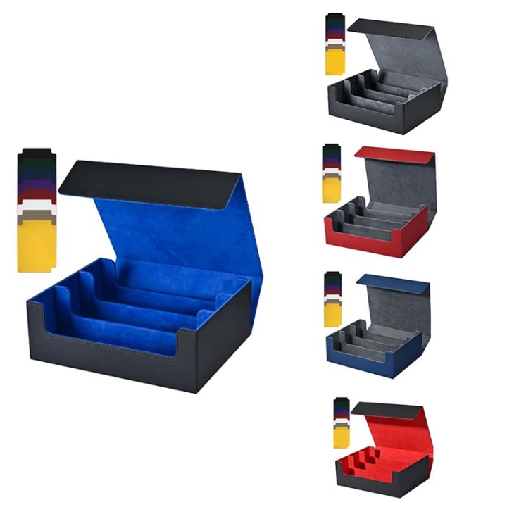 GO Auto-Card Storage Box for Trading Cards, 1800+ PU Card Deck Case ...