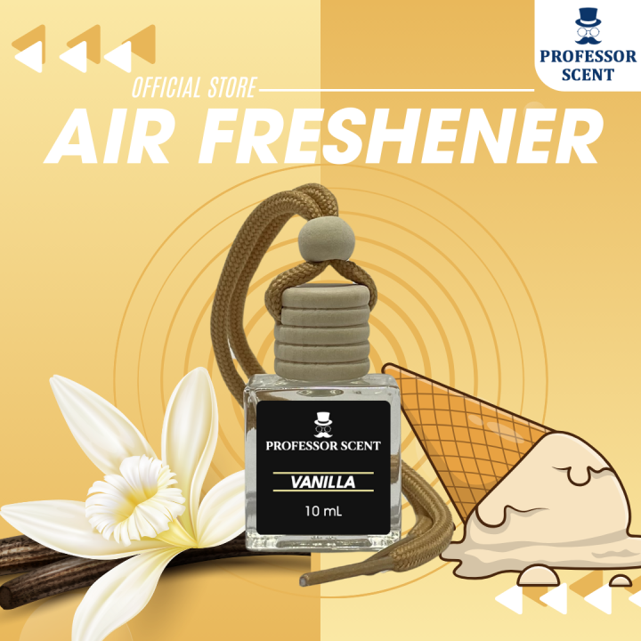 Professor Scent Vanilla- Car Air Freshener, Hanging Diffuser, Room Air ...