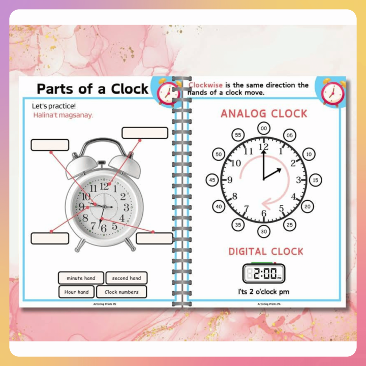 Telling Time Workbook for Boys and Girls What Time Is It? Telling Time ...