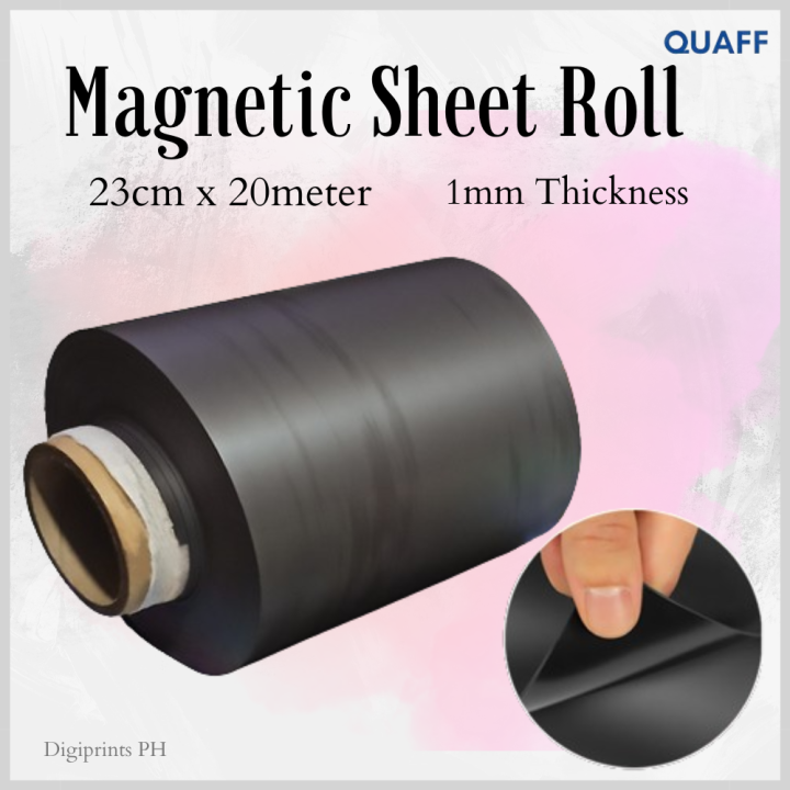 DigiprintsPH QUAFF Magnetic Sheet Roll 1mm Thick(23cmx20meter） | Lazada PH