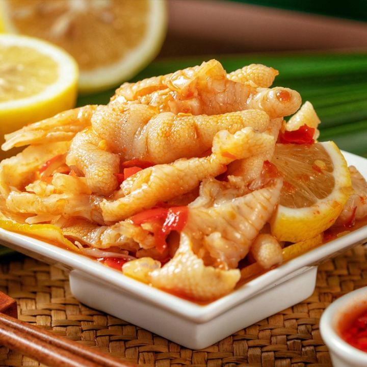 Chicken feet set lemon chicken feet boneless chicken feet tiger skin ...