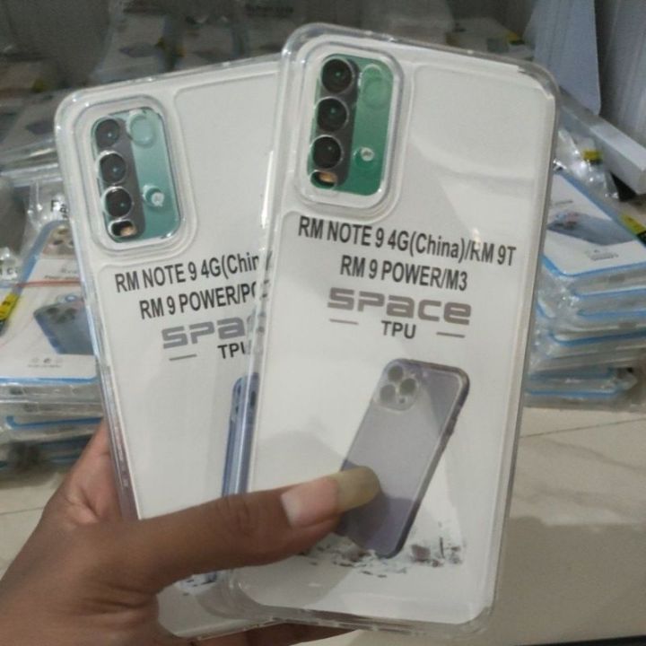 Softcase REDMI 9T Case Casing Silikon Clear Bening Transparan Space Air ...