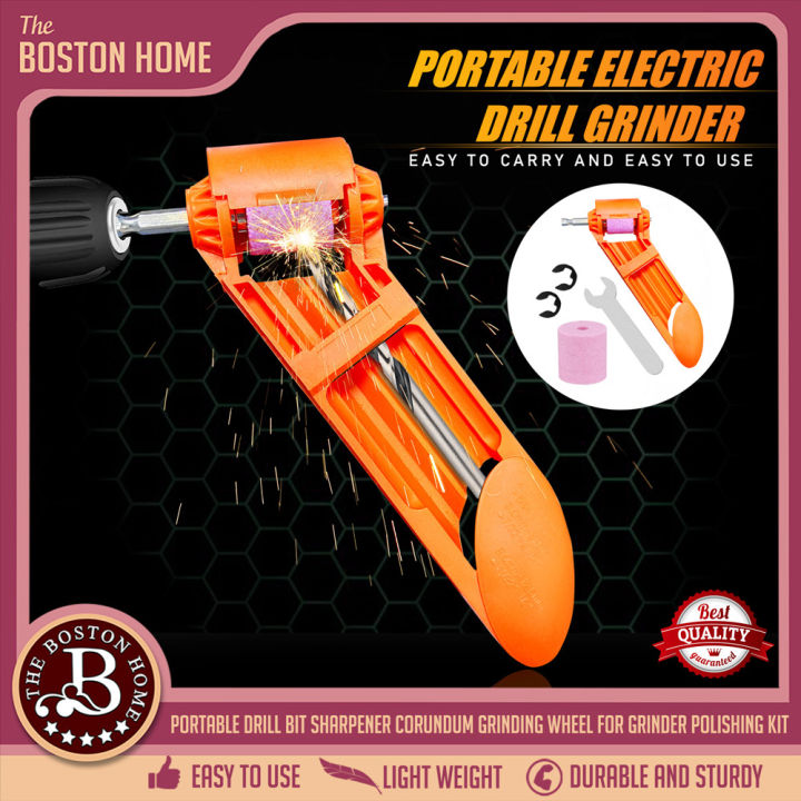 Boston Home 2mm-12.5mm Drill Bit Sharpener Corundum Grinding Wheel ...