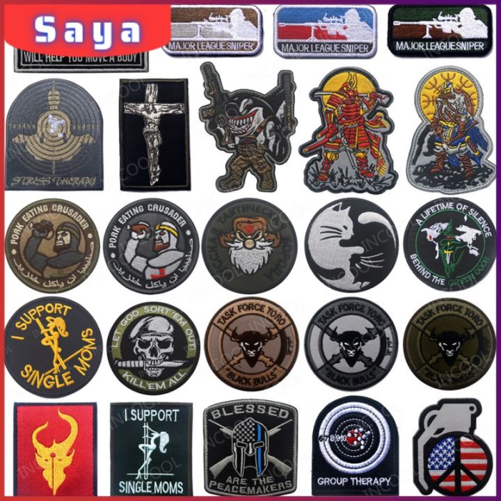 Boutique clothing DIY Embroidery Decorative Patches US Flag Tactical ...
