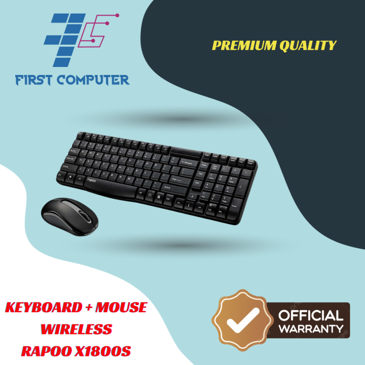 Keyboard Mouse Wireless Rapoo X1800S | Lazada Indonesia Keyboard Mouse Wireless Rapoo X1800S | Lazada Indonesia