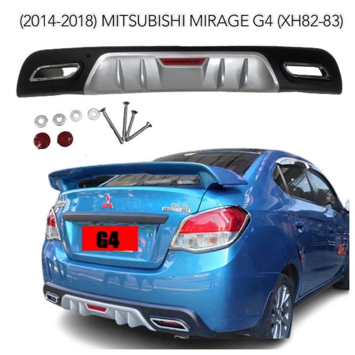 GECA (2014 2015 2016 2017 2018) Mitsubishi Mirage G4 Car Rear Bumper ...