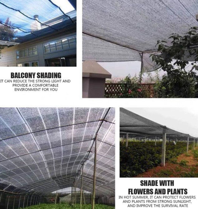 【Fast Delivery】Sunshade Net Outdoor Garden Black Anti-UV 90% Sunscreen ...
