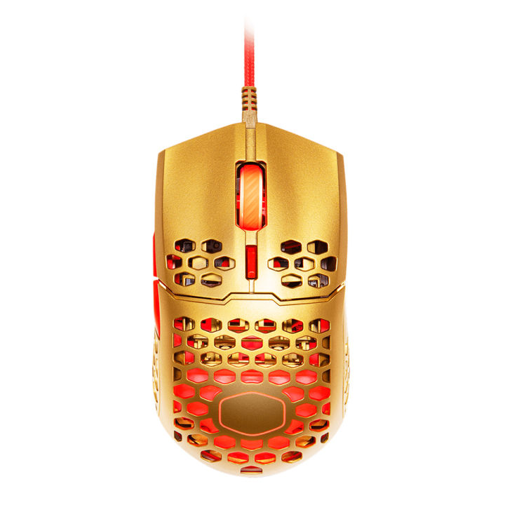 puga Cooler Master MM711 Golden red Ergonomic Gaming Mouse 60G 16000 ...