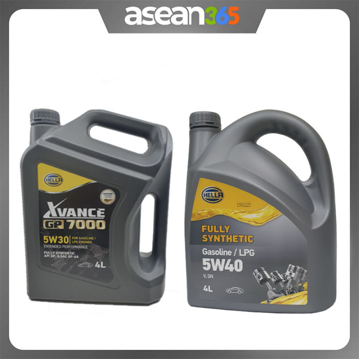HELLA Engine Oil Fully Synthetic 5W-40 5W-30 4L | Lazada Singapore