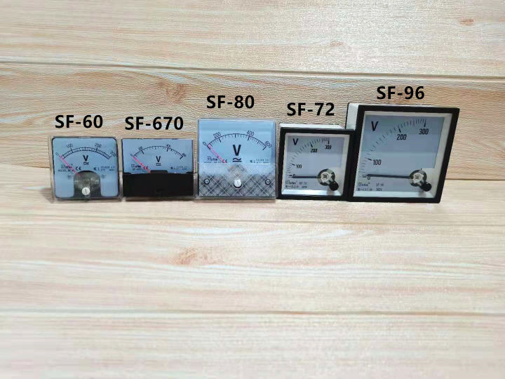 Panel Meter AC Voltmeter 300V 600V SF-60 SF-670 SF-80 SF-72 SF-96 ...