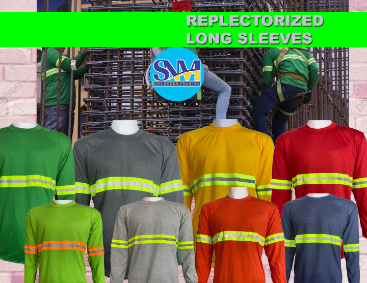 REFLECTORIZE LONG SLEEVE ALL PURPOSE 100% COTTON FOR MEN AND WOMEN ...