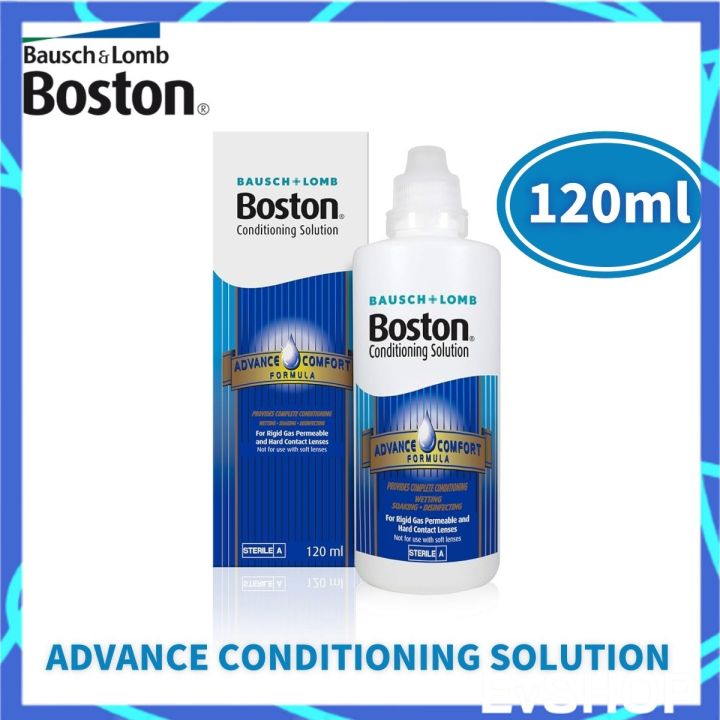 Bausch & Lomb Boston Advance Conditioning Solution (120ml) Comfort Formula FOR RGP LENSES | Lazada