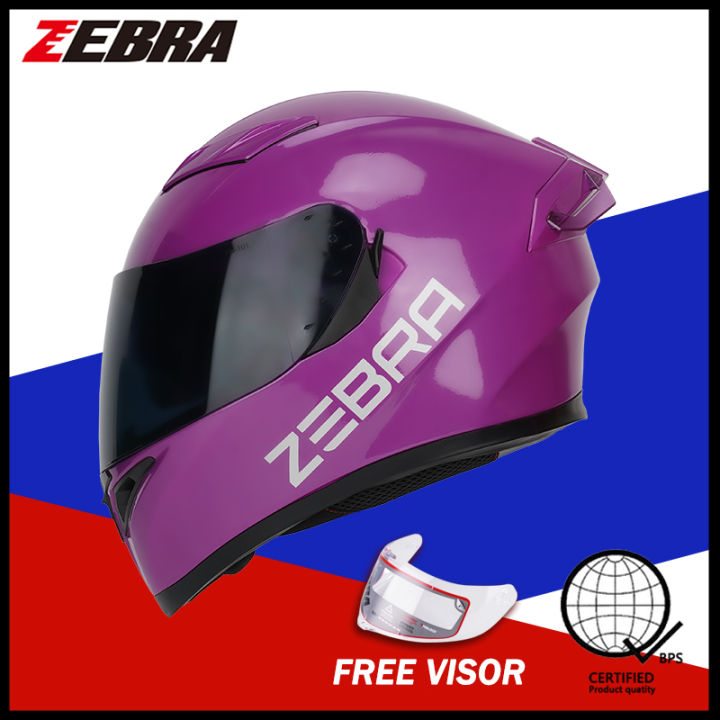 ZEBRA FF801 Helmet Full Face For Motorcycle Original Dual Visor | Lazada PH