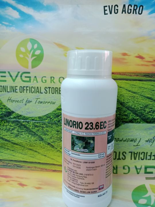 LINORIO 23.6EC (500ML) - RACUN KULAT - karat putih | Lazada