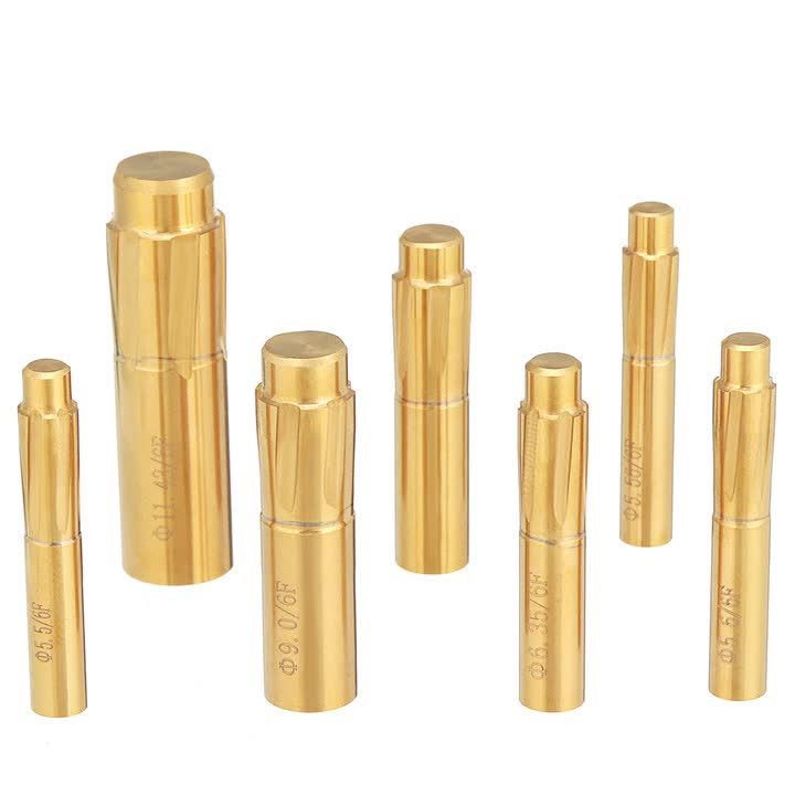 6 Flutes 5.5-11.43mm Grooves Spiral Reamer Push Rifling Button Chamber ...