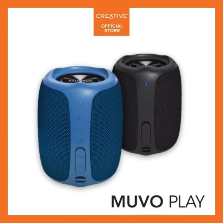 Creative Muvo Play Portable Bluetooth 5.0 Speaker IPX7 Waterproof for ...