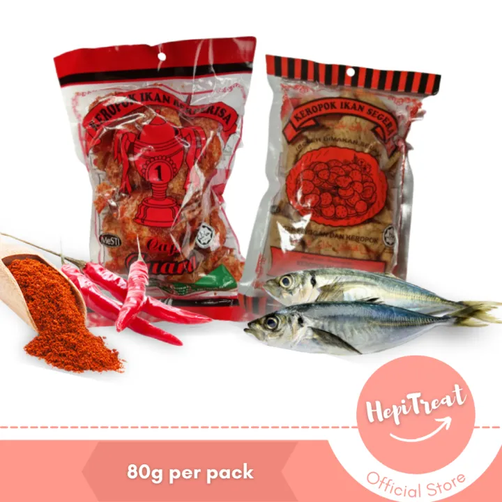 Aneka Keropok Ikan Segera / Fish Cracker Terengganu / 鲜鱼饼 - 10 / 20 ...