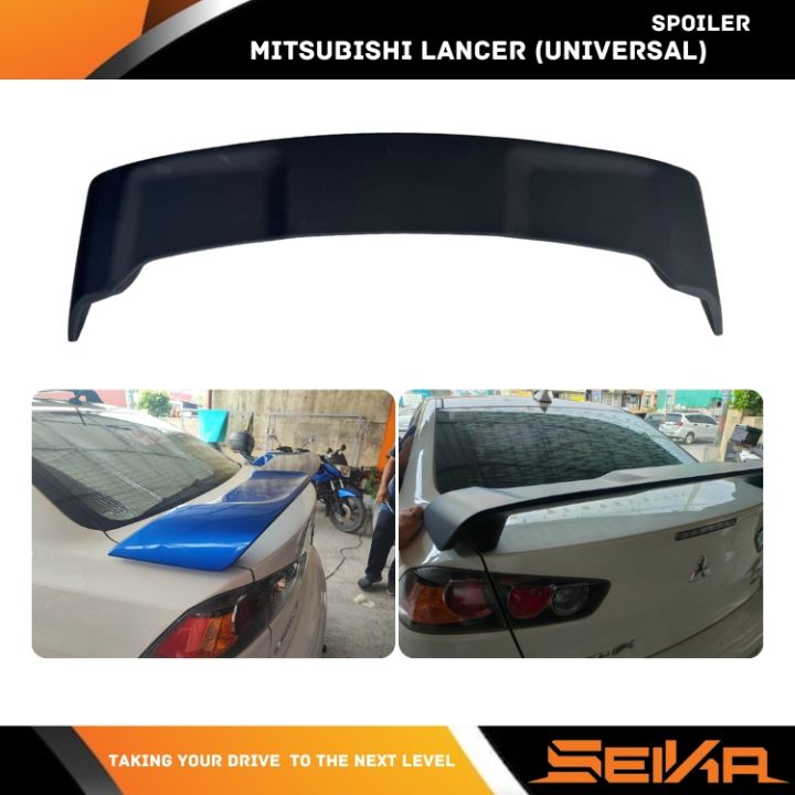 Mitsubishi Lancer EX Rear wing Body kit spoiler (Flat black finished ...