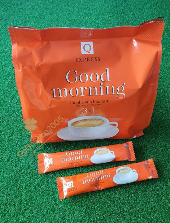[Halal] Good Morning Ca Phe Sua Hoa Tan / 3 in 1 Instant Coffee Mix (24 ...