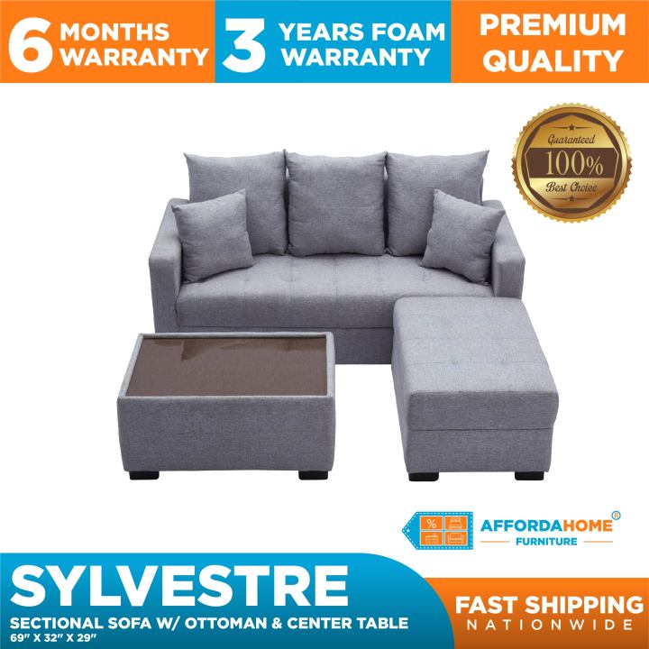 SYLVESTRE L SHAPE SOFA - Affordahome Furniture | Lazada PH