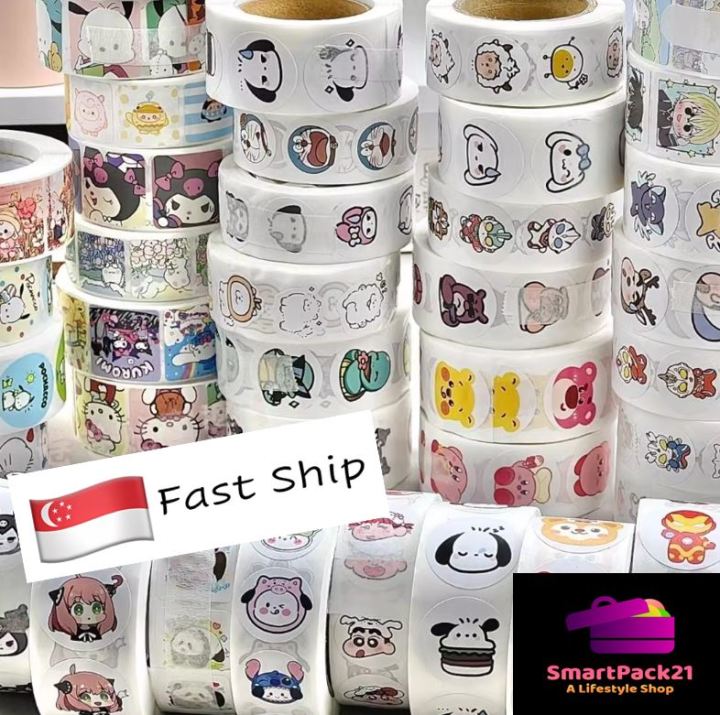 [🇸🇬SG Ready Stock]Assorted Stickers Rolls, Various Designs & Various ...