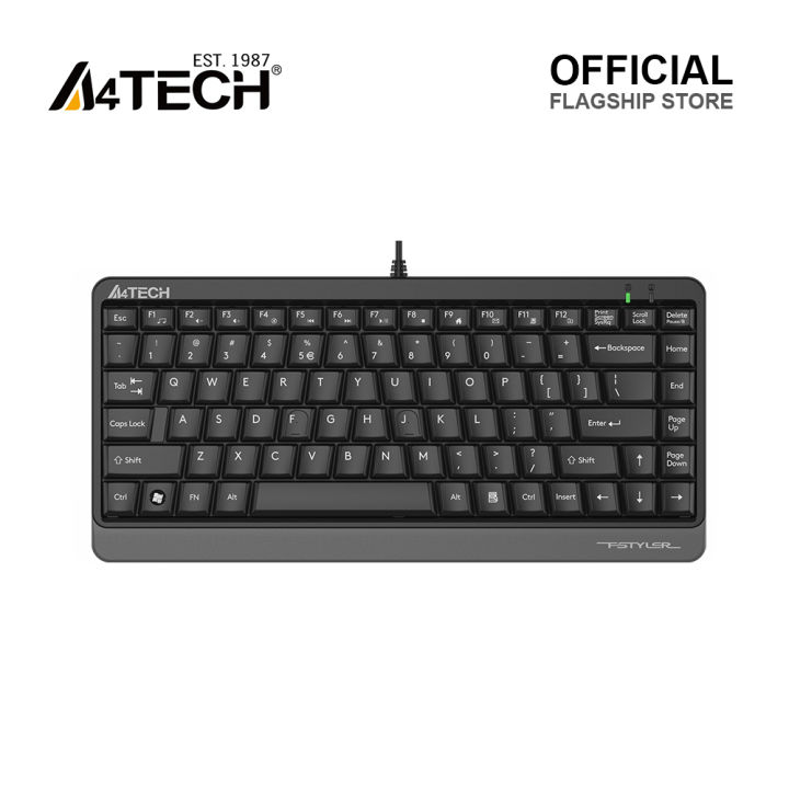 A4Tech FKS11 Fstyler Natural A FN Multimedia Compact Keyboard | Lazada