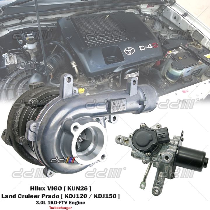 Turbo Turbocharger(Pengecas turbo) For Toyota Hilux VIGO D4D KUN26 1KD ...