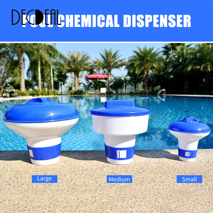 Pool Chemical Dispenser Floating Chlorine Tablets Dispenser Spa ...