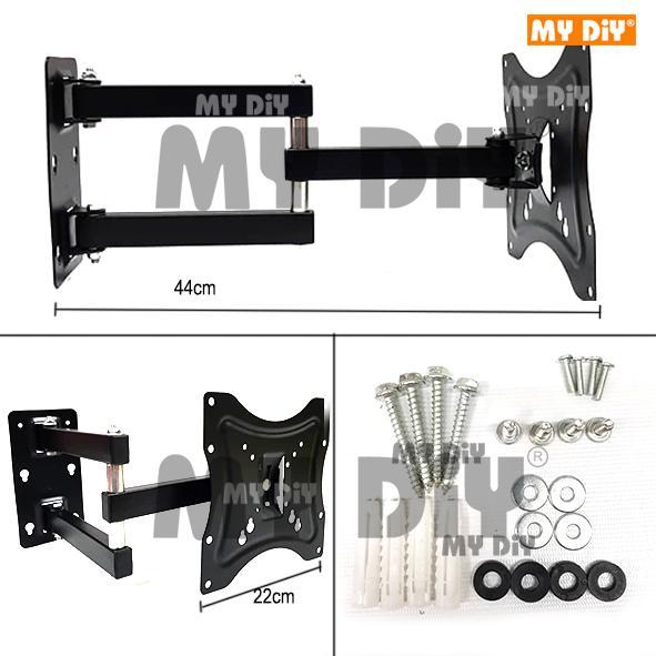 MYDIYSDNBHD - 117B Heavy Duty Universal Plasma LCD Wall Mount Tv Bracket 14"-42" Max 50kg ...
