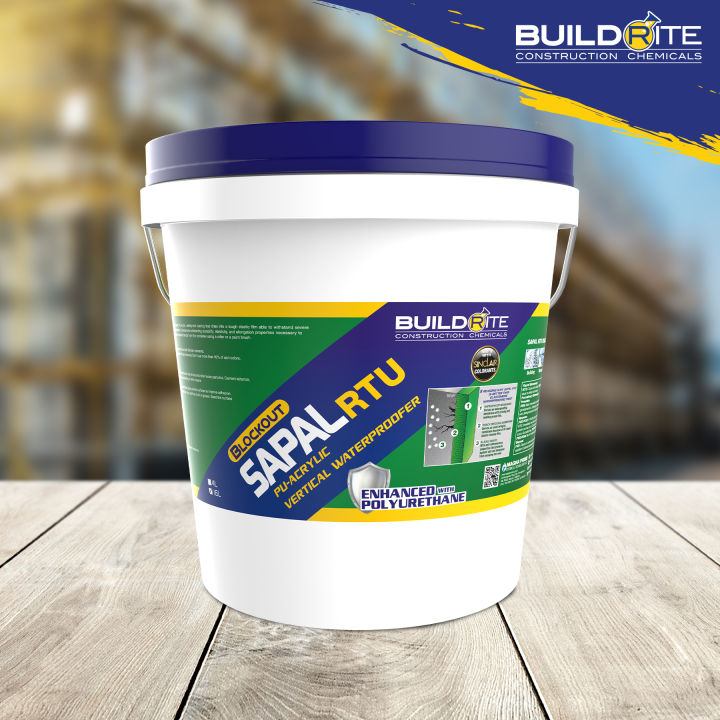 BUILDRITE BLOCKOUT SAPAL RTU Elastic Acrylic Coating 16L | Lazada PH