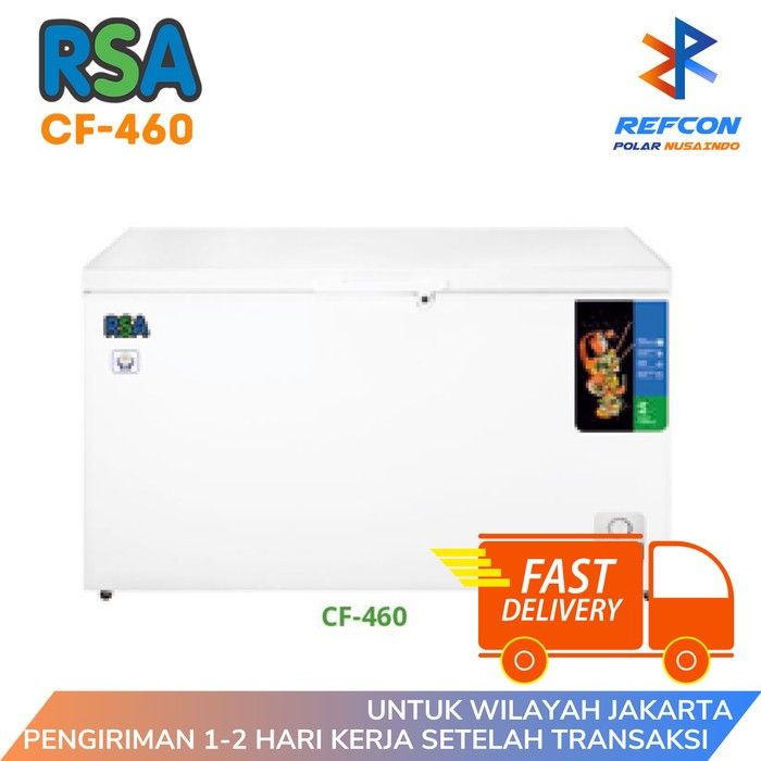 Chest Freezer RSA CF-460 / CF460 Freezer Box 460 liter | Lazada Indonesia