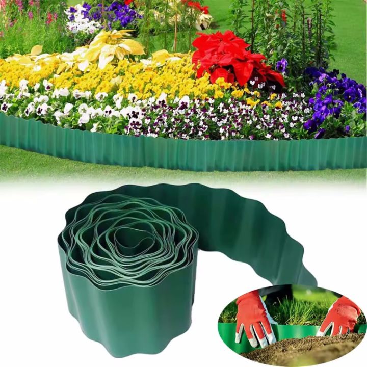 EQUOMT Bendable Plastic Garden Fence Moisture-resistant Weatherproof ...
