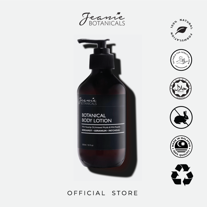 BOTANICAL BODY LOTION (Bergamot/Geranium/Patchouli) | Lazada