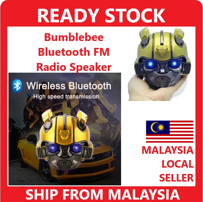 Bumblebee Bluetooth FM Radio Speaker Transformers Subwoofer Wireless TF ...