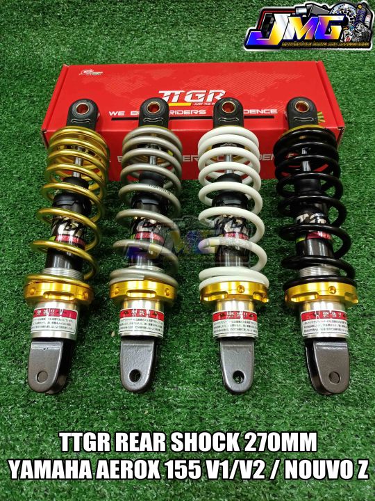 YAMAHA MIO AEROX 155 V1/V2 / NOUVO Z TTGR REAR SHOCK 270MM | Lazada PH