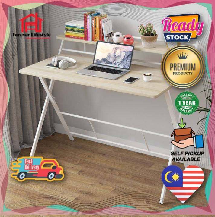Multi-funtional Foldable Study Table / Laptop Desk - 80cm (Fully ...