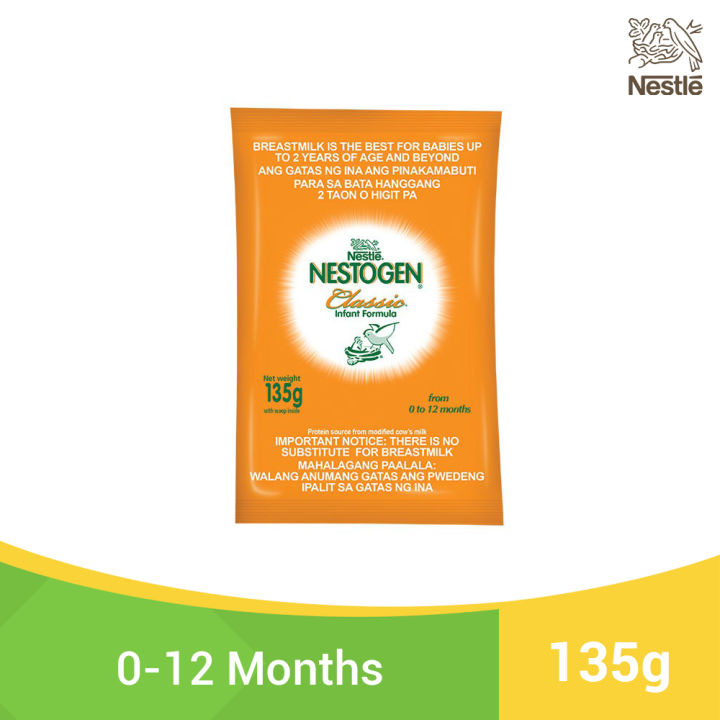 NESTOGEN Classic Infant Formula for 0-12 Months 135g | Lazada PH