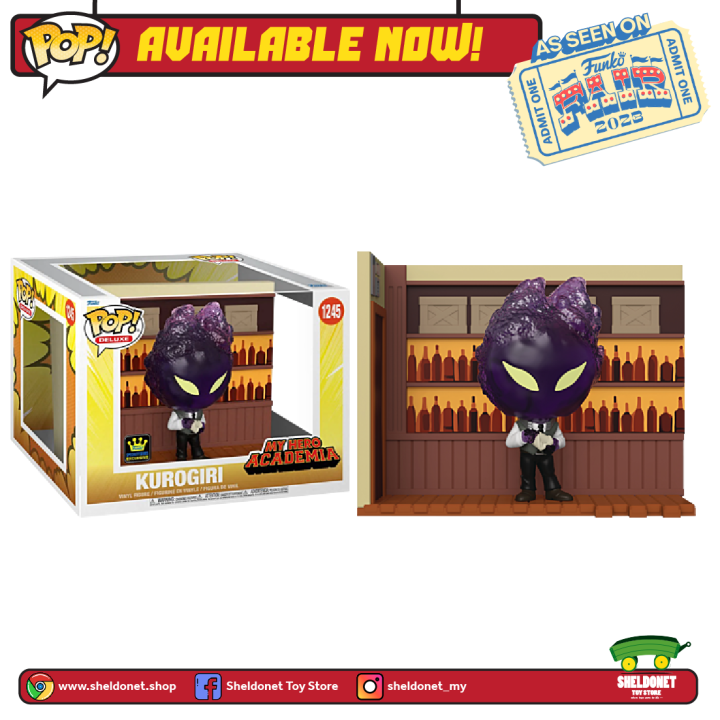 Funko Pop! Deluxe: My Hero Academia - Kurogiri (League of Villains ...
