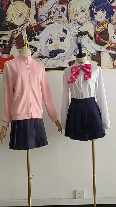 2023 HOT Anime Bocchi the Rock! Cosplay Costume Hitori Gotoh JK Uniform ...