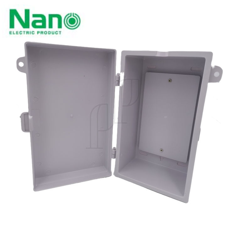 ตู้กันน้ำพลาสติก ตู้ฝาเปิดปิด นาโน NANO-101 กันฝน (IP44) No. 101W-NNP ...