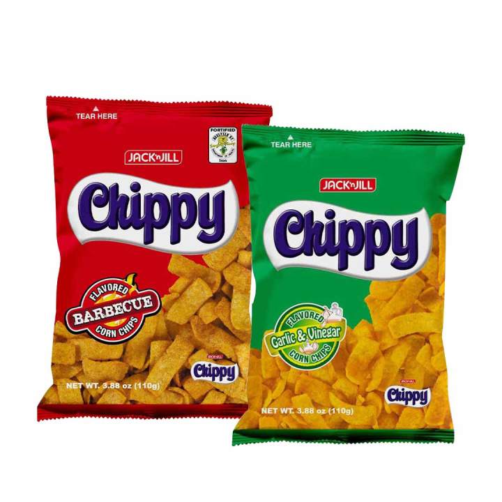 Chippy Barbecue Flavored Corn Chips 108g and Chippy Garlic & Vinegar ...