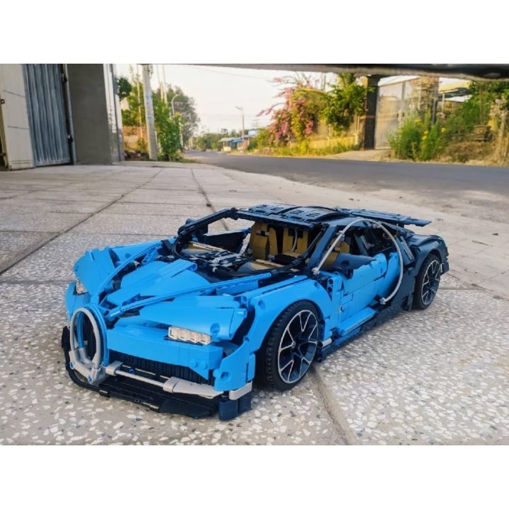 Mô hình lắp ráp siêu xe technic Bugati Chiron tỉ lệ 1:14 với 1388 chi ...