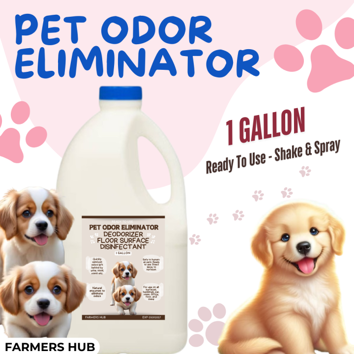FARMERS HUB PET AREA DISINFECTANT AND ODOR ELIMINATOR WITH ANTI TICK ...