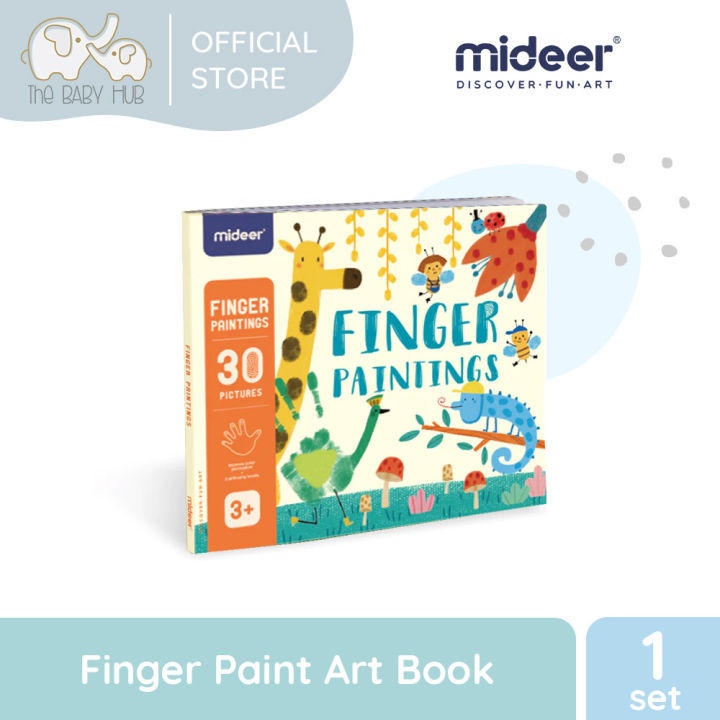 Mideer Finger Paint Art Book | Lazada PH