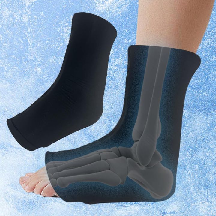 Ankle Ice Pack Wrap, Ankles Ice Wrap for Sprained Injuries, Cold ...