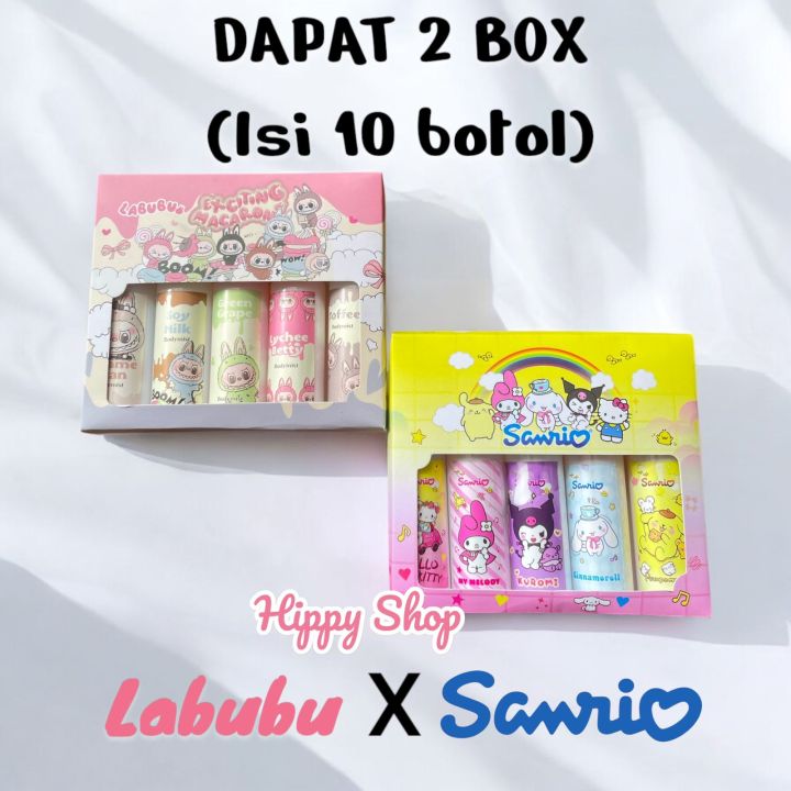 Dapat 2 Box - Isi 10 botol Parfum Anak Labubu & Sanrio giftset | Lazada ...