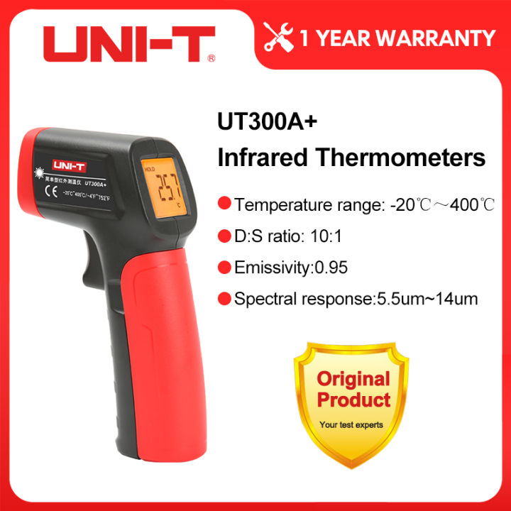 UNI-T Infrared Temperature Tester UT300A+ Industrial Digital Non ...