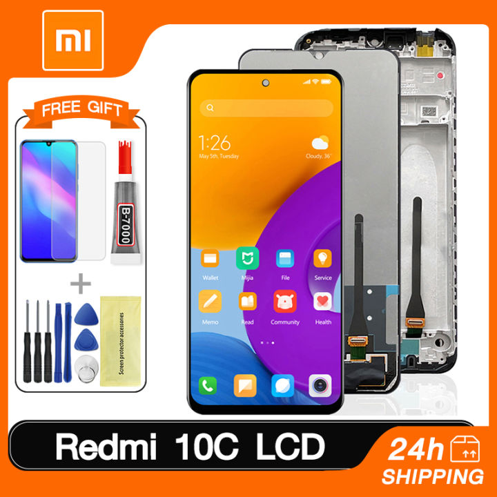 Original LCD With Frame For XIaomi Redmi 10C LCD Display Touch Screen ... Original LCD With Frame For XIaomi Redmi 10C LCD Display Touch Screen ...