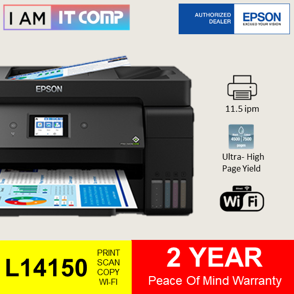 Epson EcoTank L14150 All-in-One Ink Tank Printer | Lazada